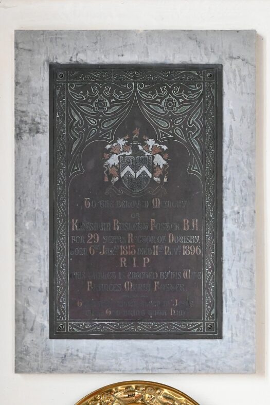 Dowsby, St Andrew, Chancel, Memorial (Foster) - Society for ...
