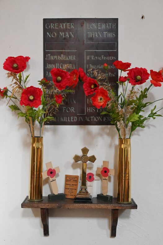 Dowsby, St Andrew, North Aisle, War Memorial - Society for Lincolnshire ...