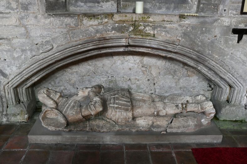 Old Leake, St Mary, North Aisle, Effigy - Society for Lincolnshire ...