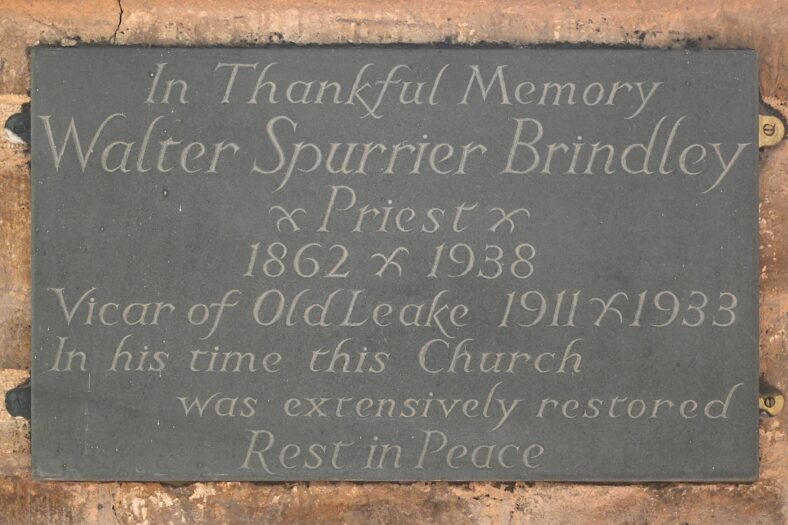 Old Leake, St Mary, Chancel, Memorial (Brindley) - Society for ...