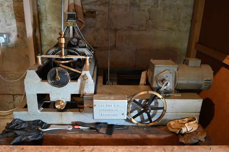 Old Leake, St Mary, Tower, Clock Mechanism - Society for Lincolnshire ...