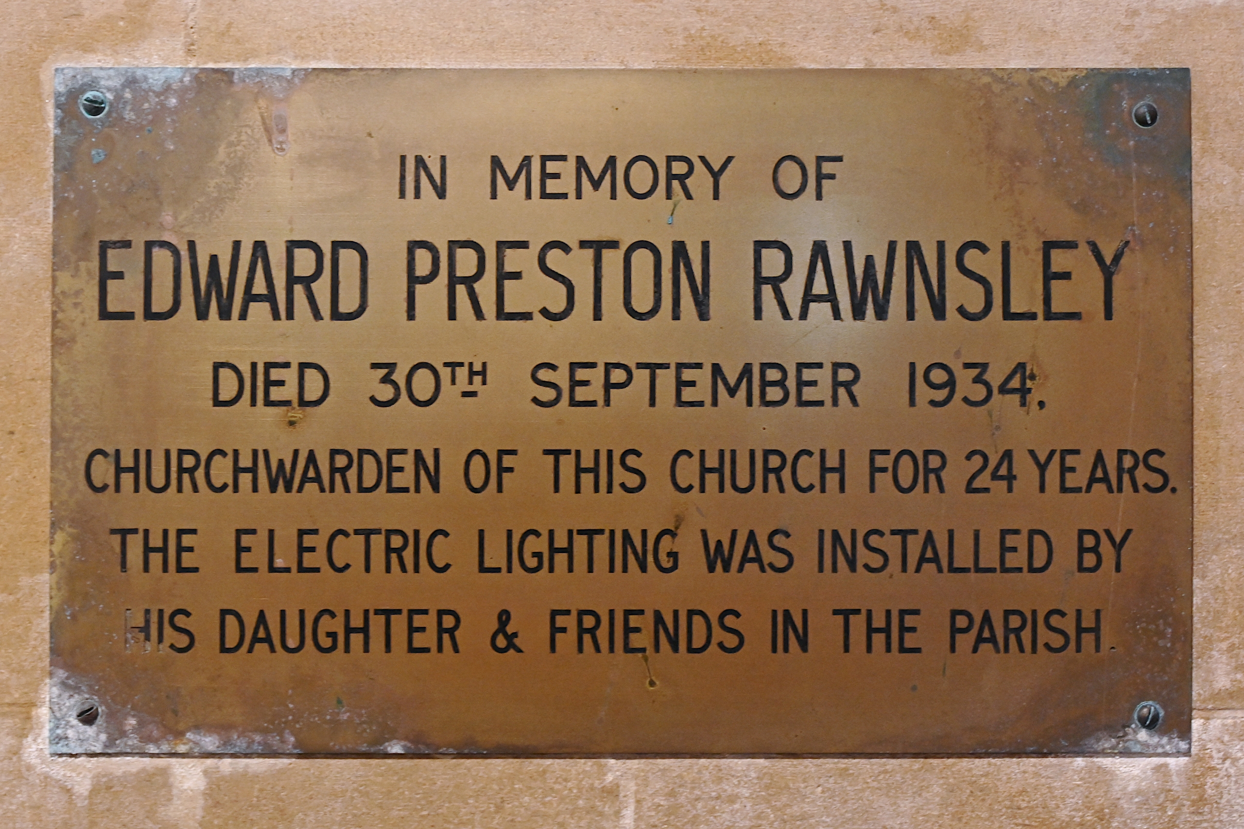 Raithby by Spilsby, Holy Trinity, Nave, Memorial (Rawnsley) - Society ...