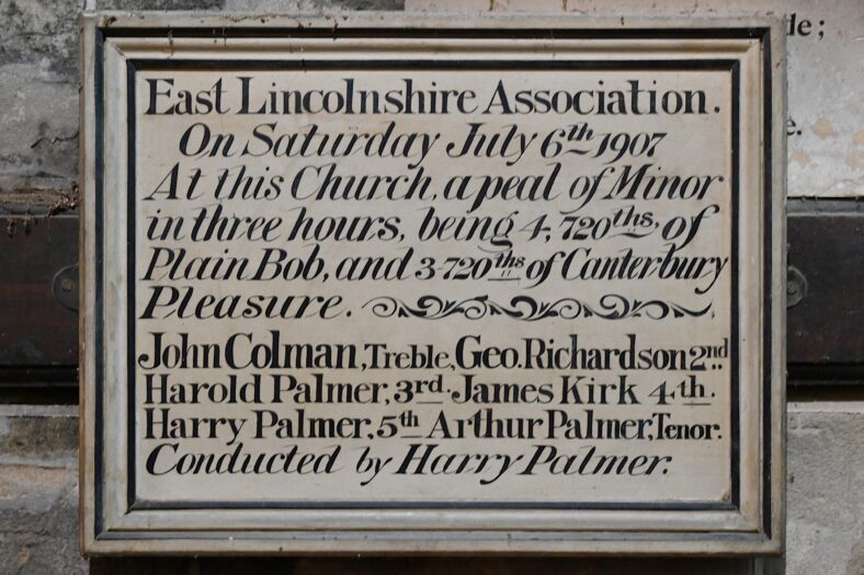 Raithby by Spilsby, Holy Trinity, Tower, Peal Record - Society for ...