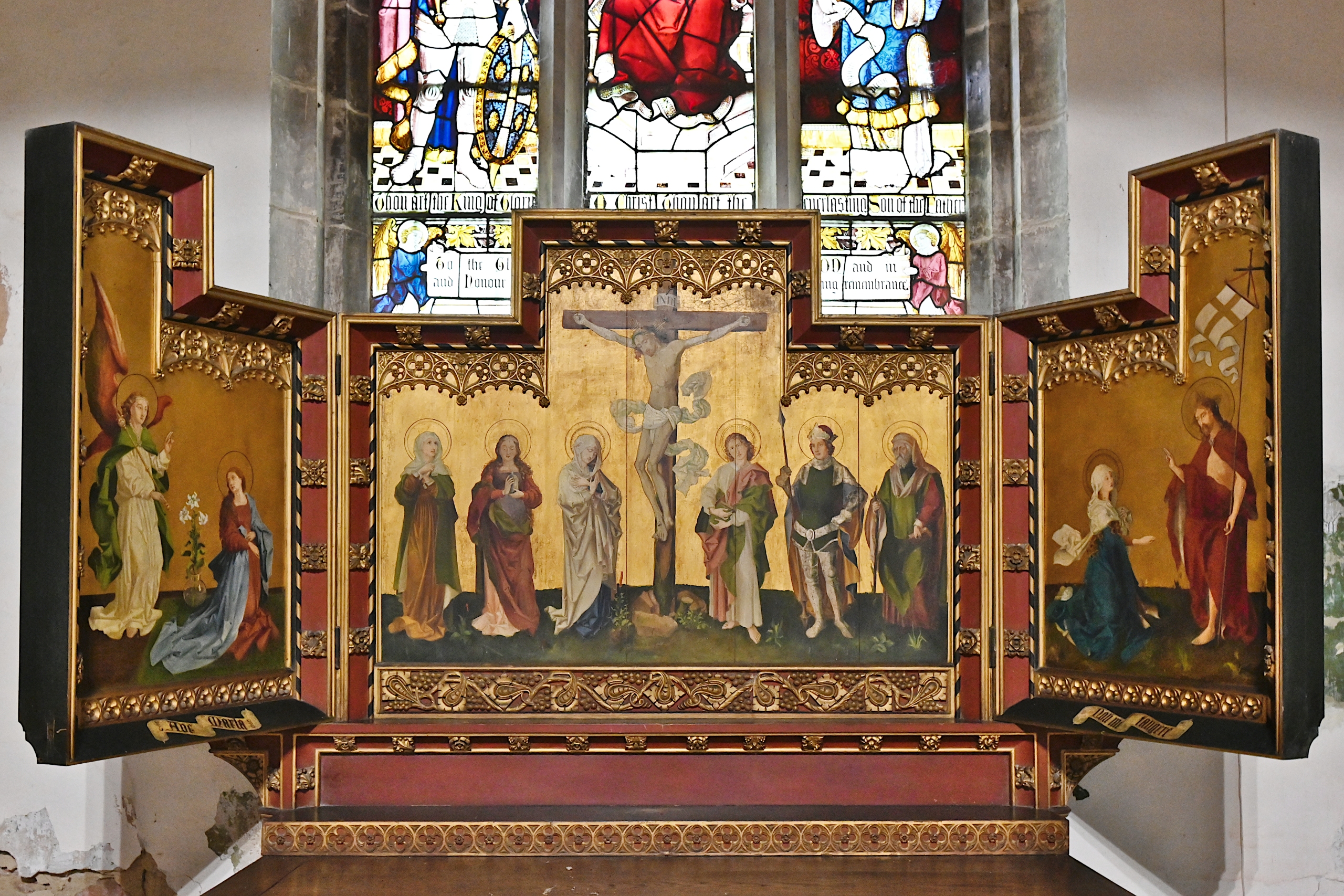 Raithby by Spilsby, Holy Trinity, Chancel, Reredos - Society for ...