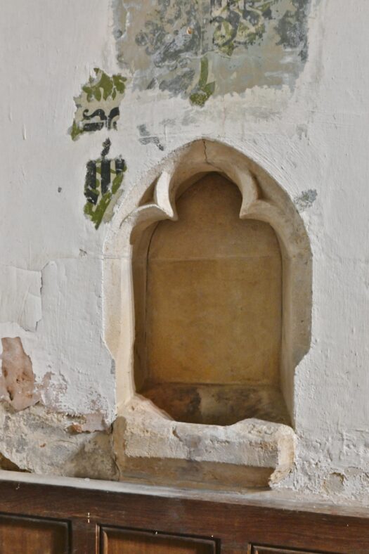 Raithby by Spilsby, Holy Trinity, Chancel, Piscina - Society for ...