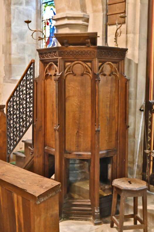 Raithby by Spilsby, Holy Trinity, Nave, Pulpit - Society for ...