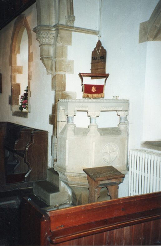Gunby, St Peter, Pulpit - Society for Lincolnshire History & Archaeology