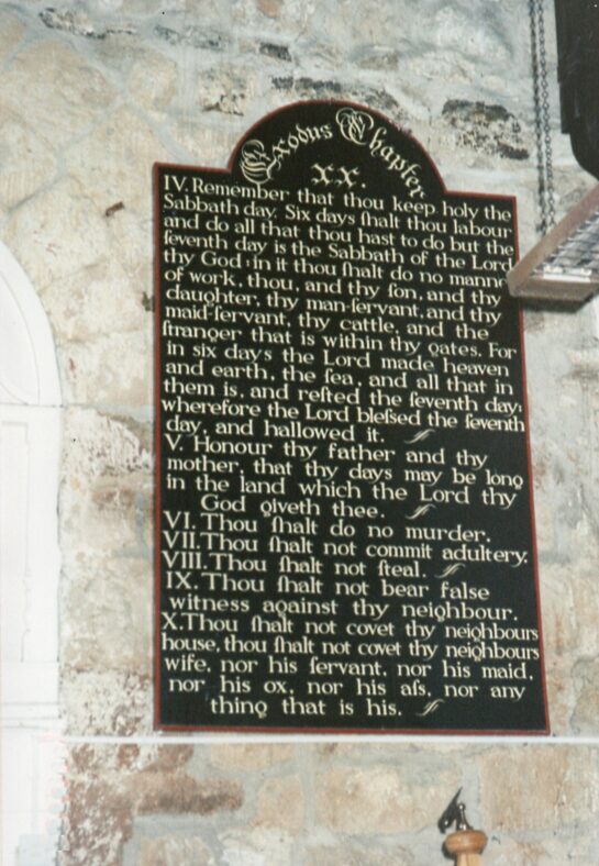 Brigsley, St Helen, Commandment Boards - Society for Lincolnshire ...