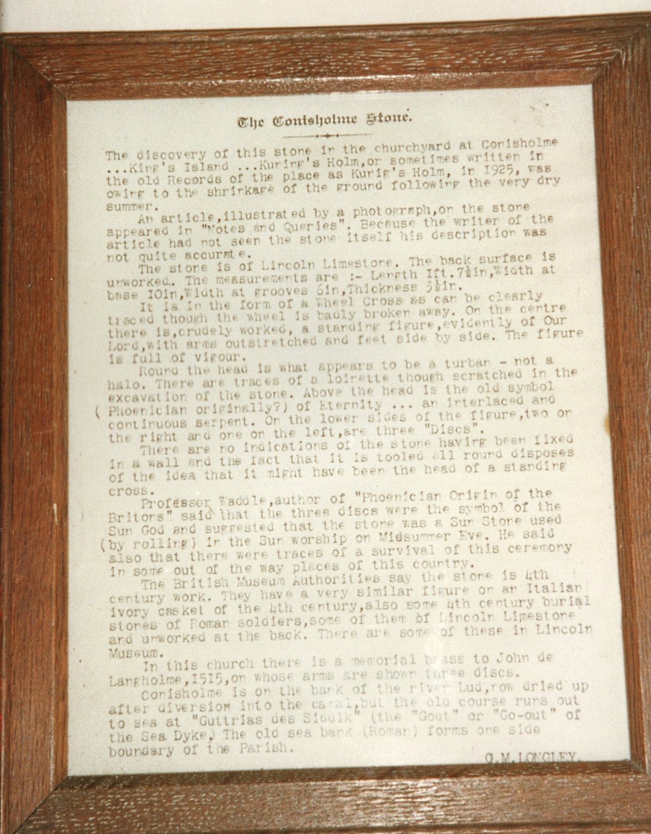 Conisholme, St Peter, Stone - Society for Lincolnshire History ...