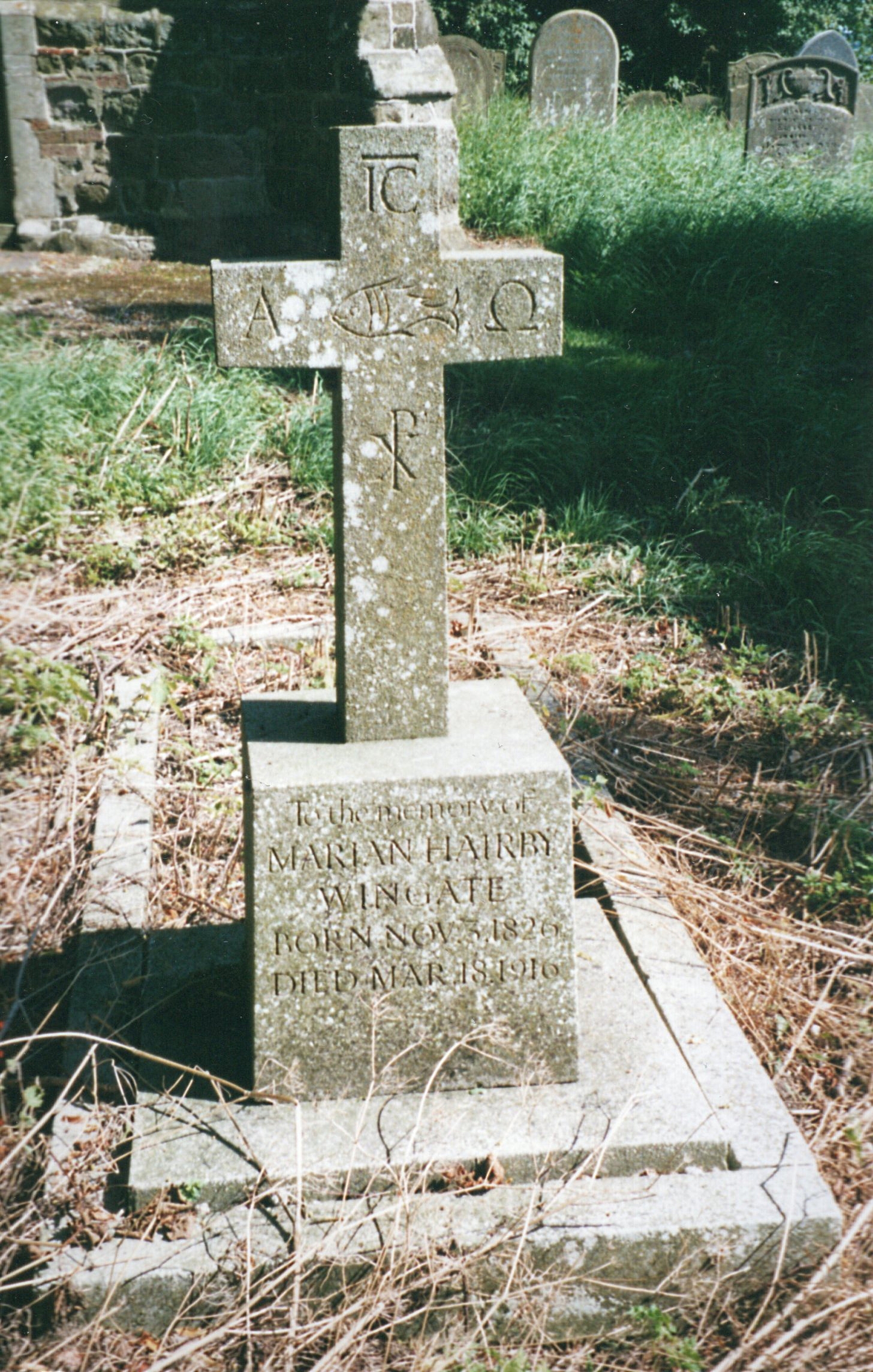 Hareby, St Peter & St Paul, Gravestone (Wingate) - Society for ...