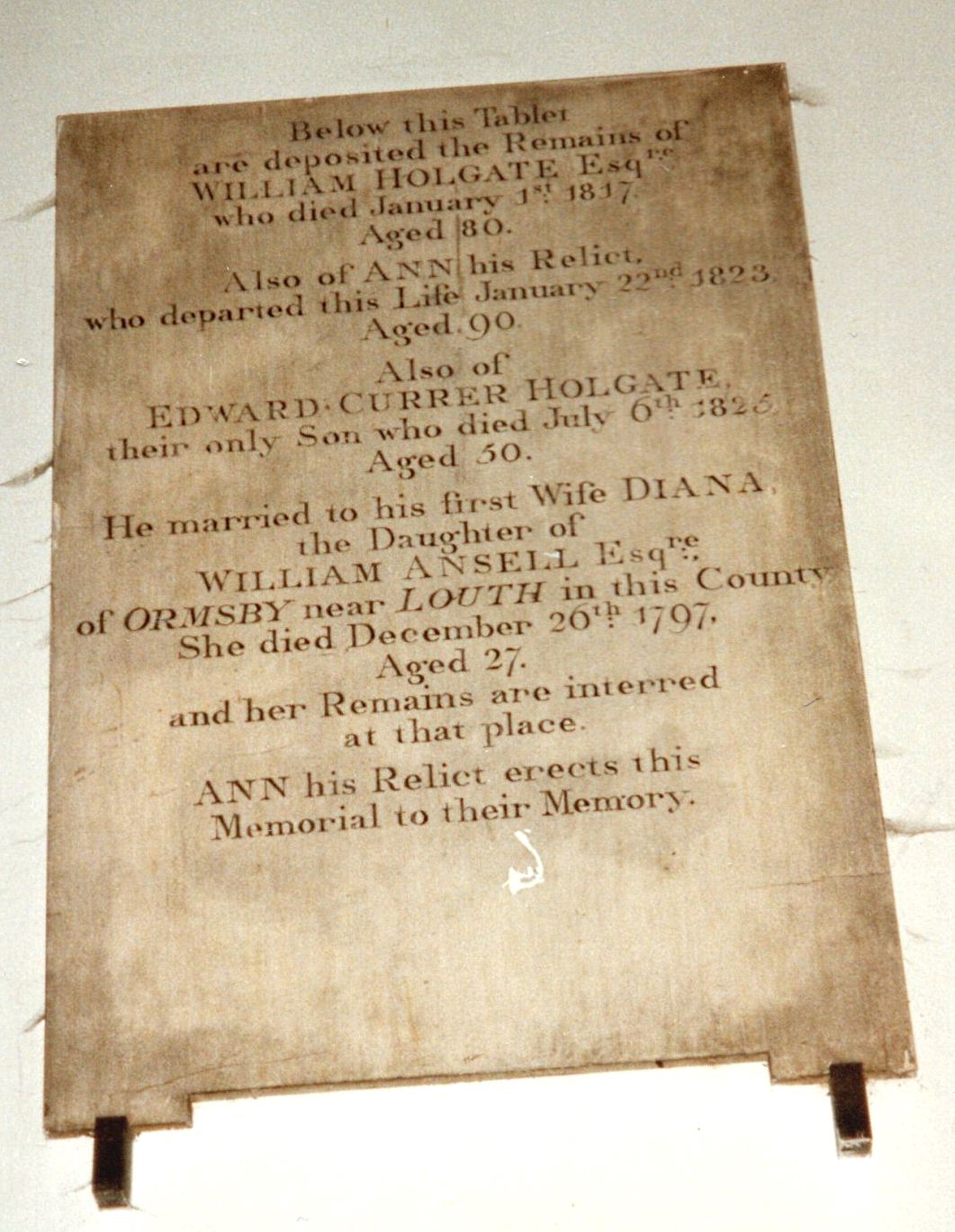 Melton Ross, Holy Ascension, Monument (Holgate) - Society for ...