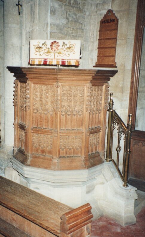 Boothby Pagnell, St Andrew, Pulpit - Society for Lincolnshire History ...