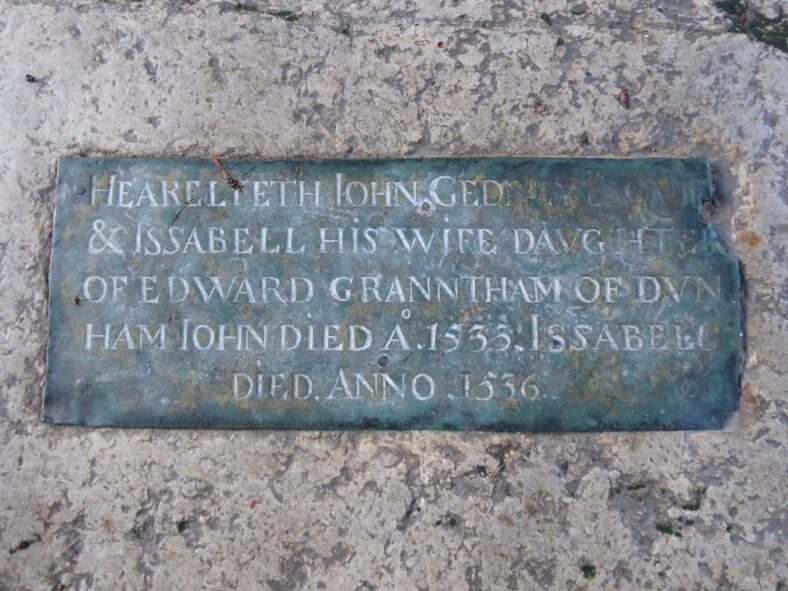 Bag Enderby, St Margaret, Nave, Ledger (John Gedney) - Society for ...