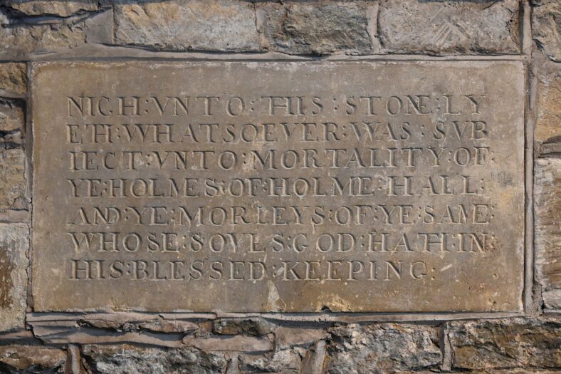 Bottesford, St Peter Ad Vincula, North Transept, Table Tomb Inscription ...